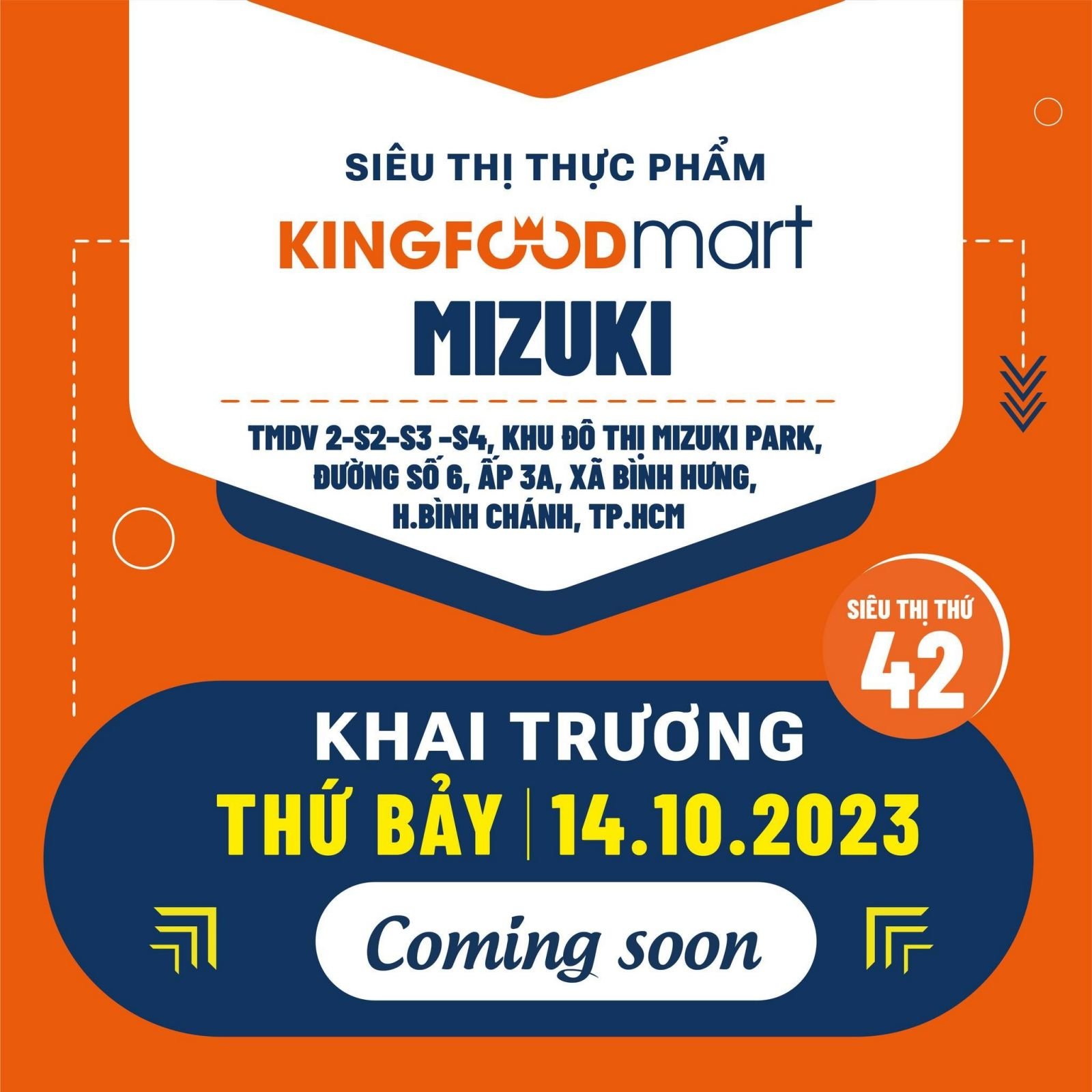 Siêu thị KING FOOD MART MIZUKI PARK Bình Chánh